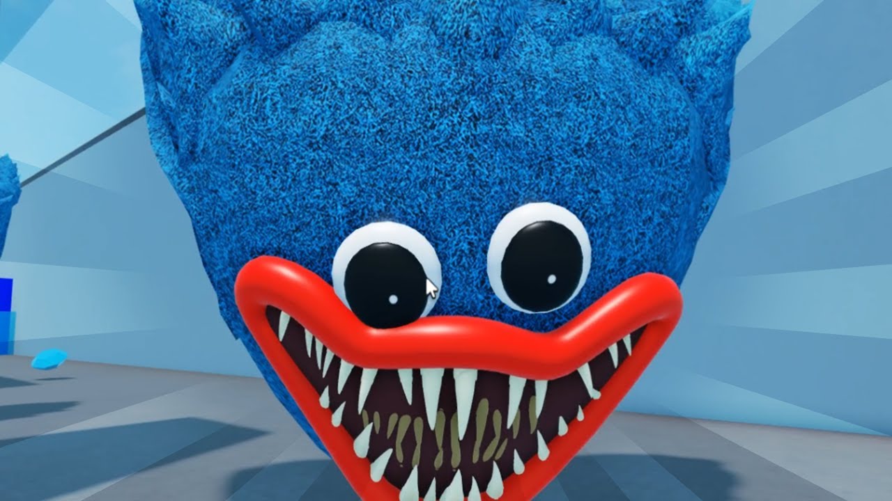 ESCAPE POPPY PLAYTIME HUGGY WUGGY RUNNING HEAD ON ROBLOX - YouTube