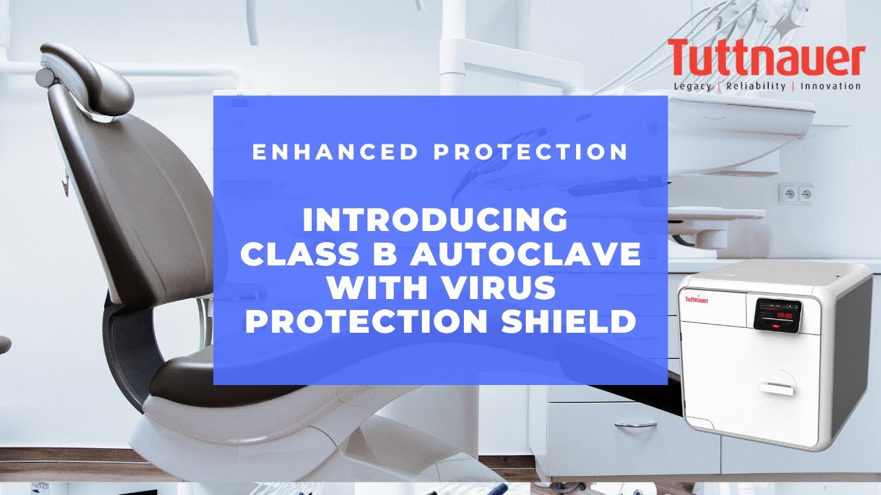 What is a class B autoclave with the virus protection shield? - YouTube