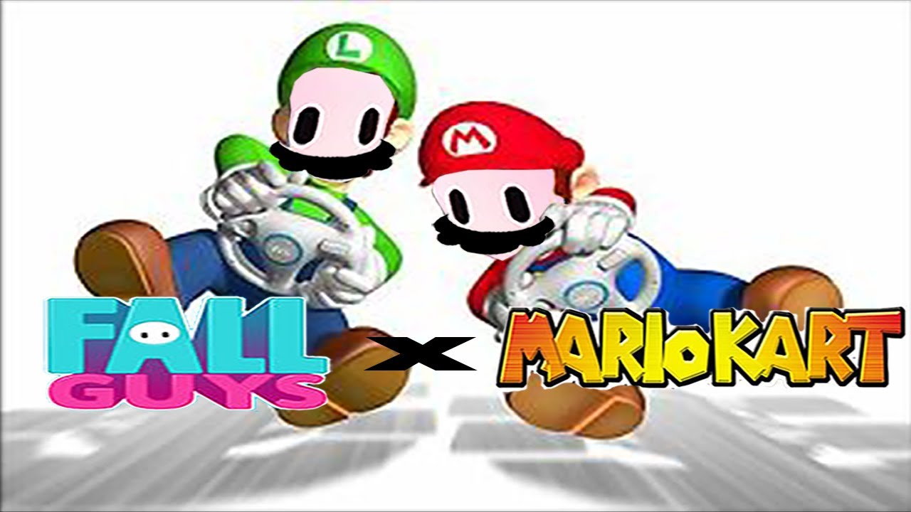 Fall Guys but it's a Mario Kart Race - YouTube