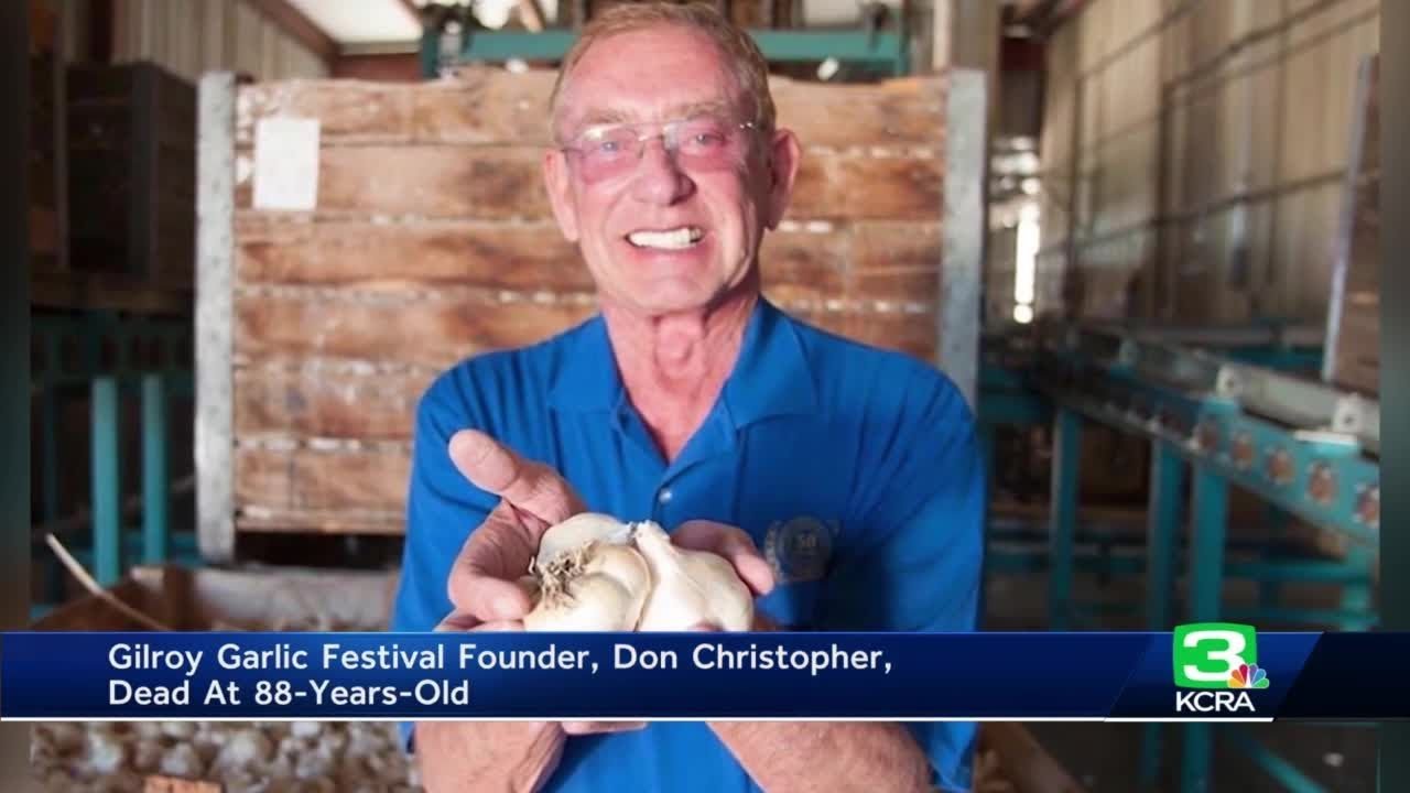 Gilroy Garlic Festival founder Don Christopher dies at 88 - YouTube