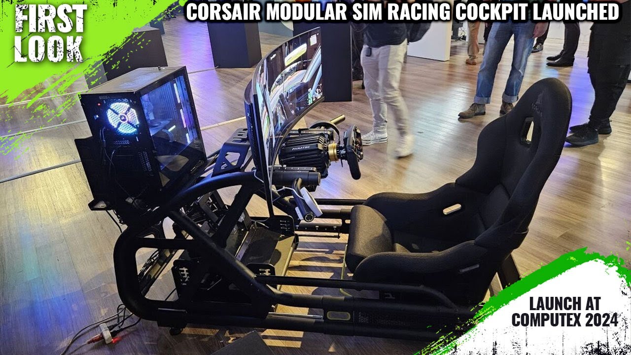 Corsair Modular Sim Racing Cockpit Prototype Launched At Computex 2024 ...