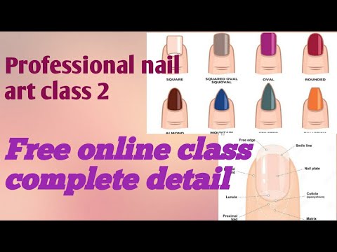 professional nail class 2 / complete online class full detail free ...