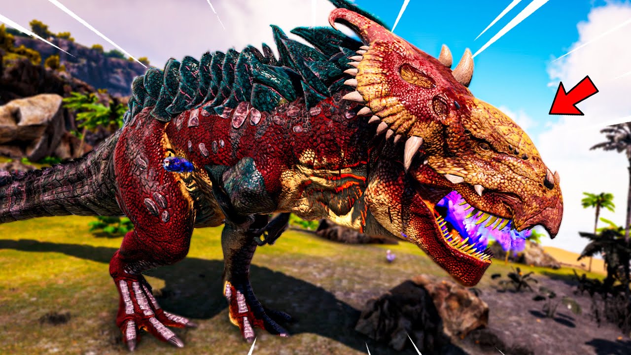 ¡CREO un REX que escupe FUEGO en ARK Survival! - YouTube