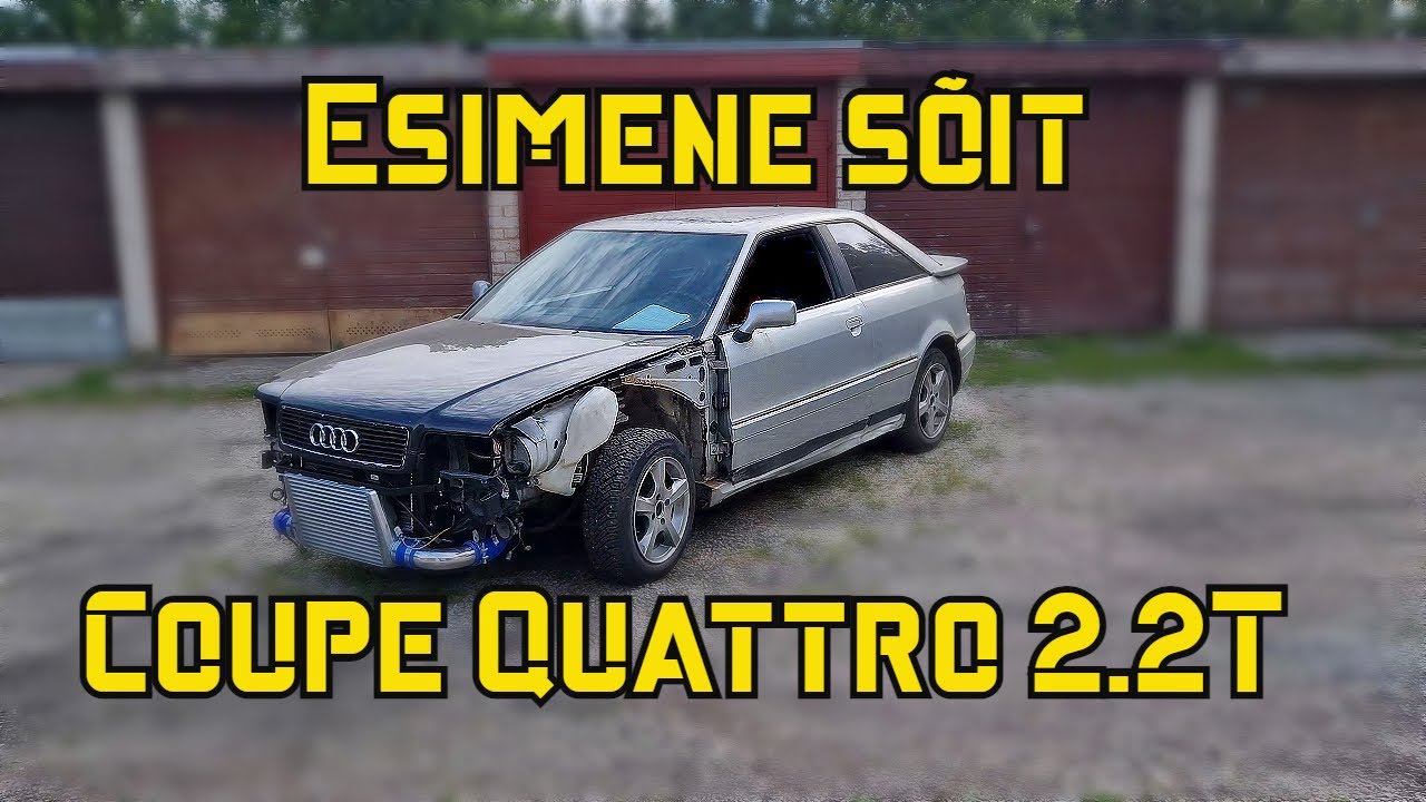 Audi Coupe Quattro 1990 - 2.2T 169kw AAN swap pt.3 - YouTube