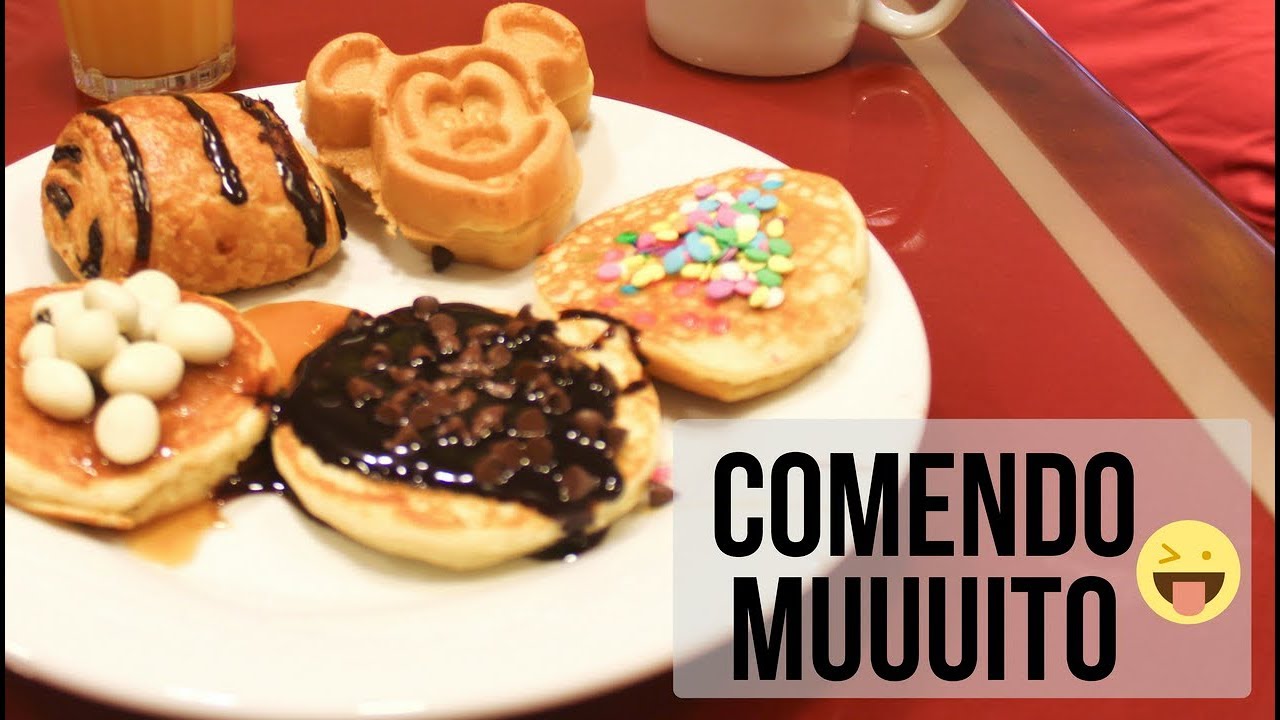 TOMANDO CAFÉ COM O MICKEY l Restaurante Chef Mickeys na Disney - YouTube