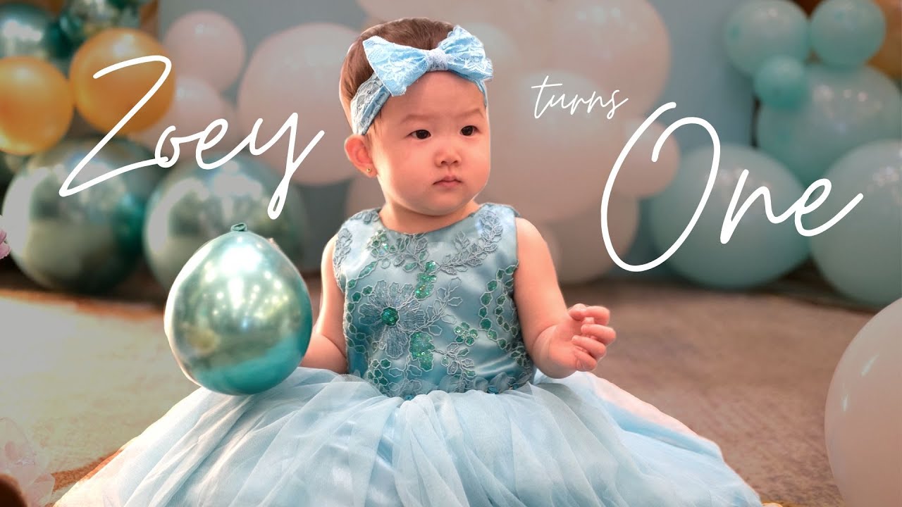 Zoey Turns One | Baby Birthday Vlog - YouTube