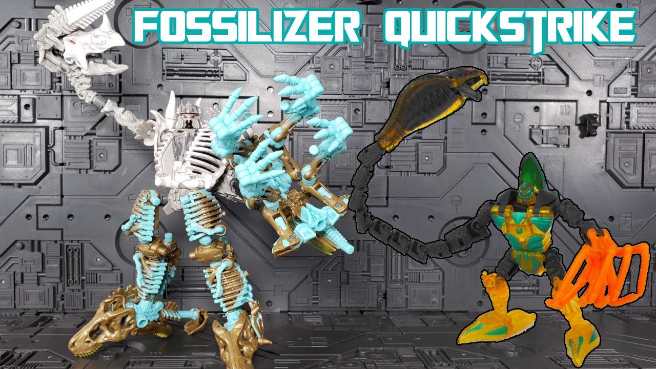 [Preview] Transformers Fossilizer Beast Wars Quickstrike Fan Mode, feat ...