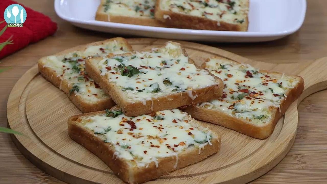 Garlic bread making bangla recipe by cooking channel bd. - YouTube