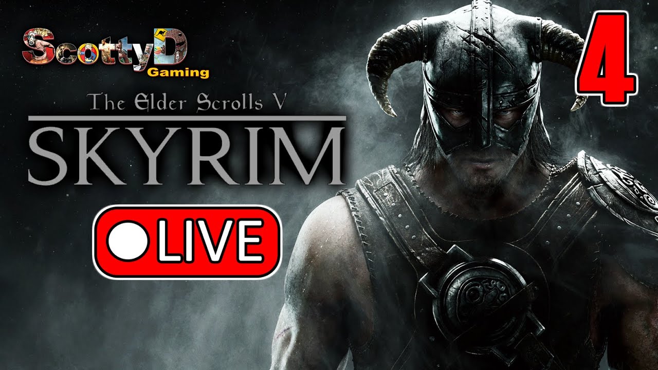 🔴LIVE Skyrim, Part 4 / College of Winterhold, Mages Guild, Modded (Full ...