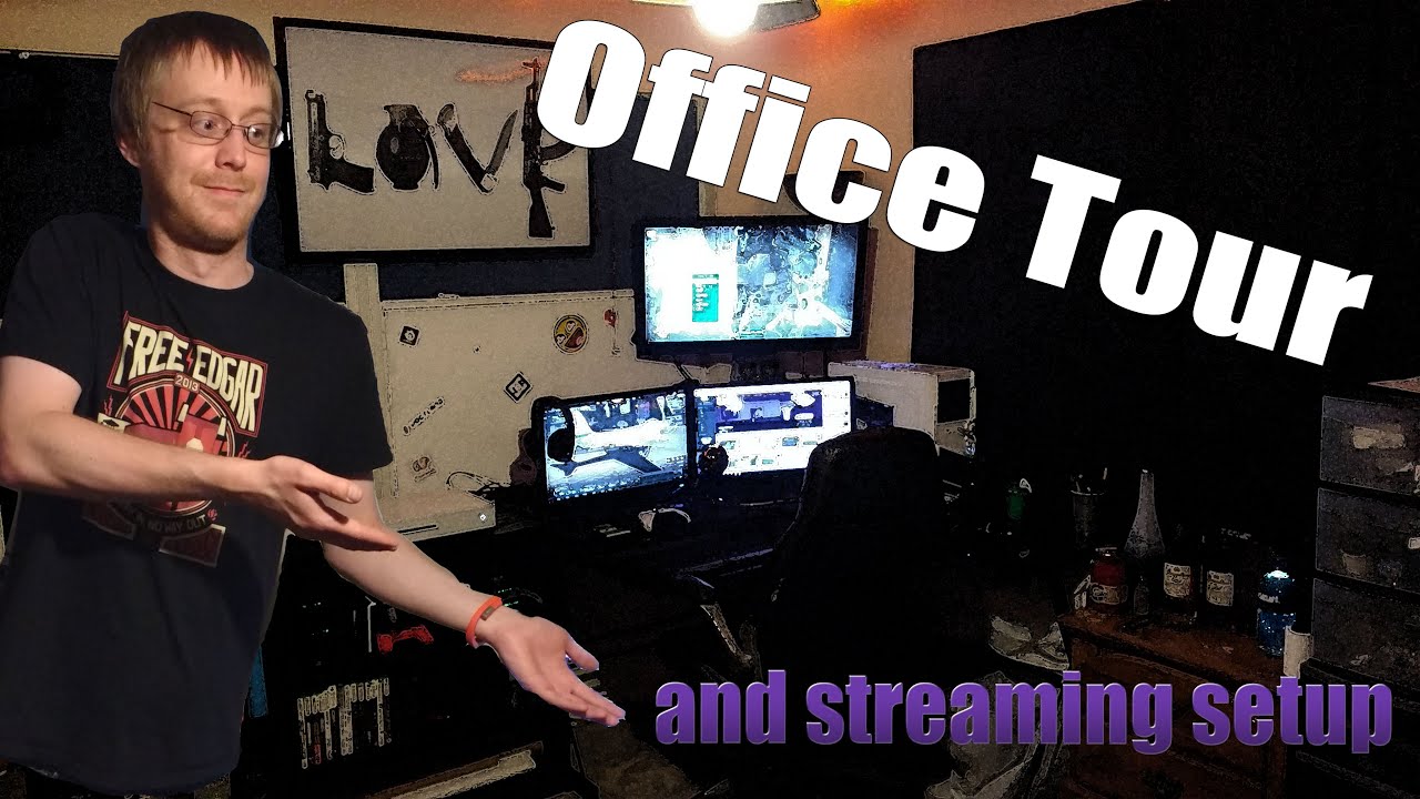 Office tour (twitch streaming setup) 3/24/16 - YouTube