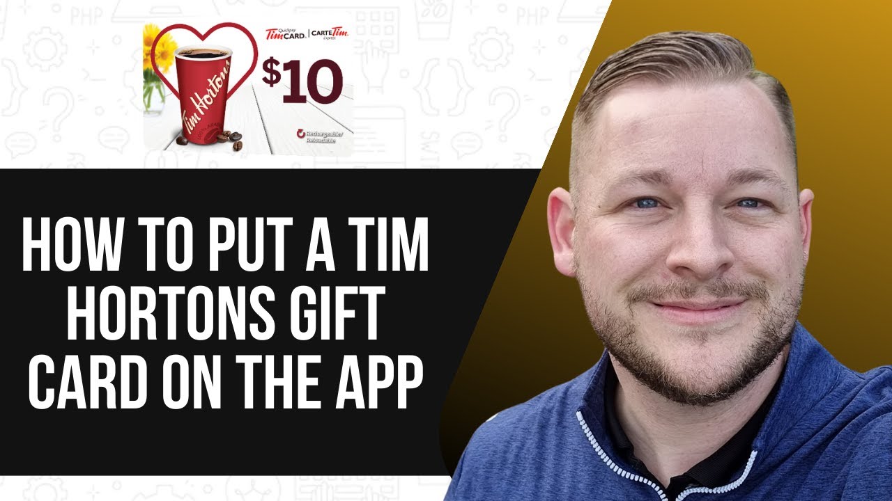 HOW TO PUT A TIM HORTONS GIFT CARD ON THE APP 2025! FULL GUIDE - YouTube