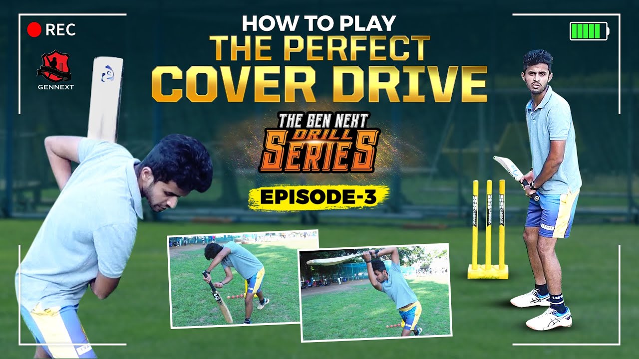 Learn to play the perfect Cover Drive | Beginner Drills | E3 | Gen Next ...