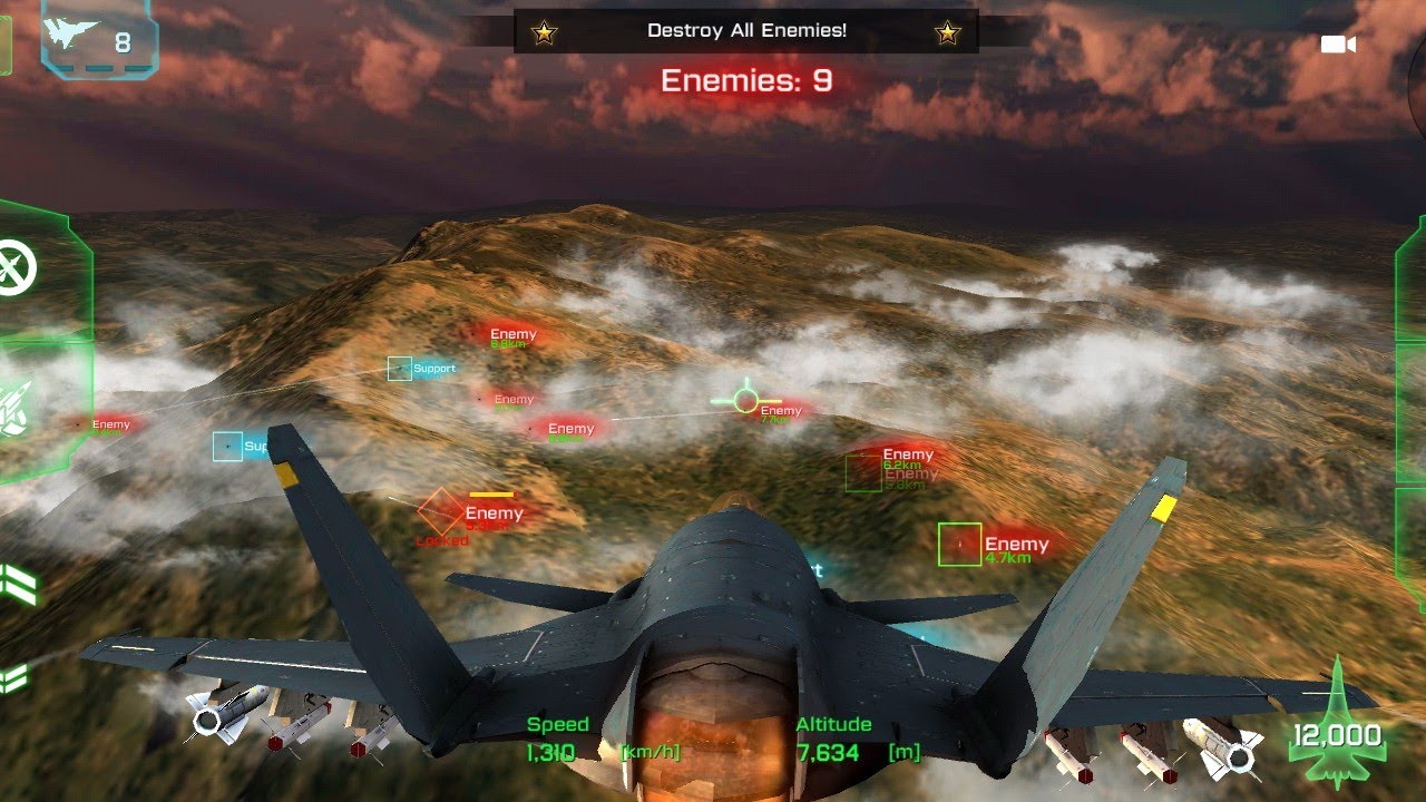 Campaign 16 - Pursuit of the Enemy !! Ace Fighter - Airplane Dog ...
