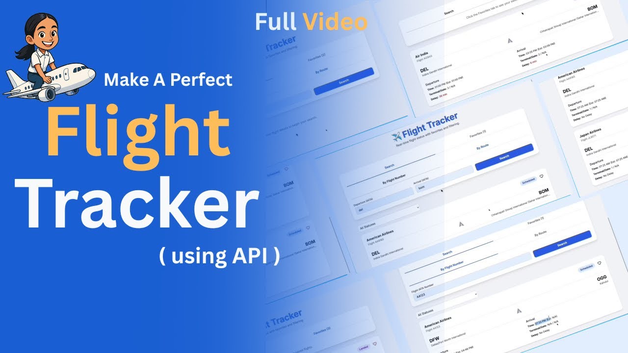 ️ Master JavaScript APIs by Building This Flight Tracker - YouTube