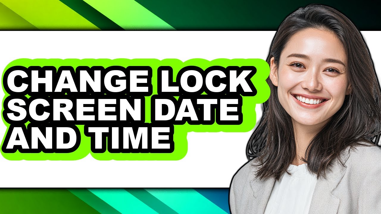 How to Change Lock Screen Date and Time (only Way) - YouTube