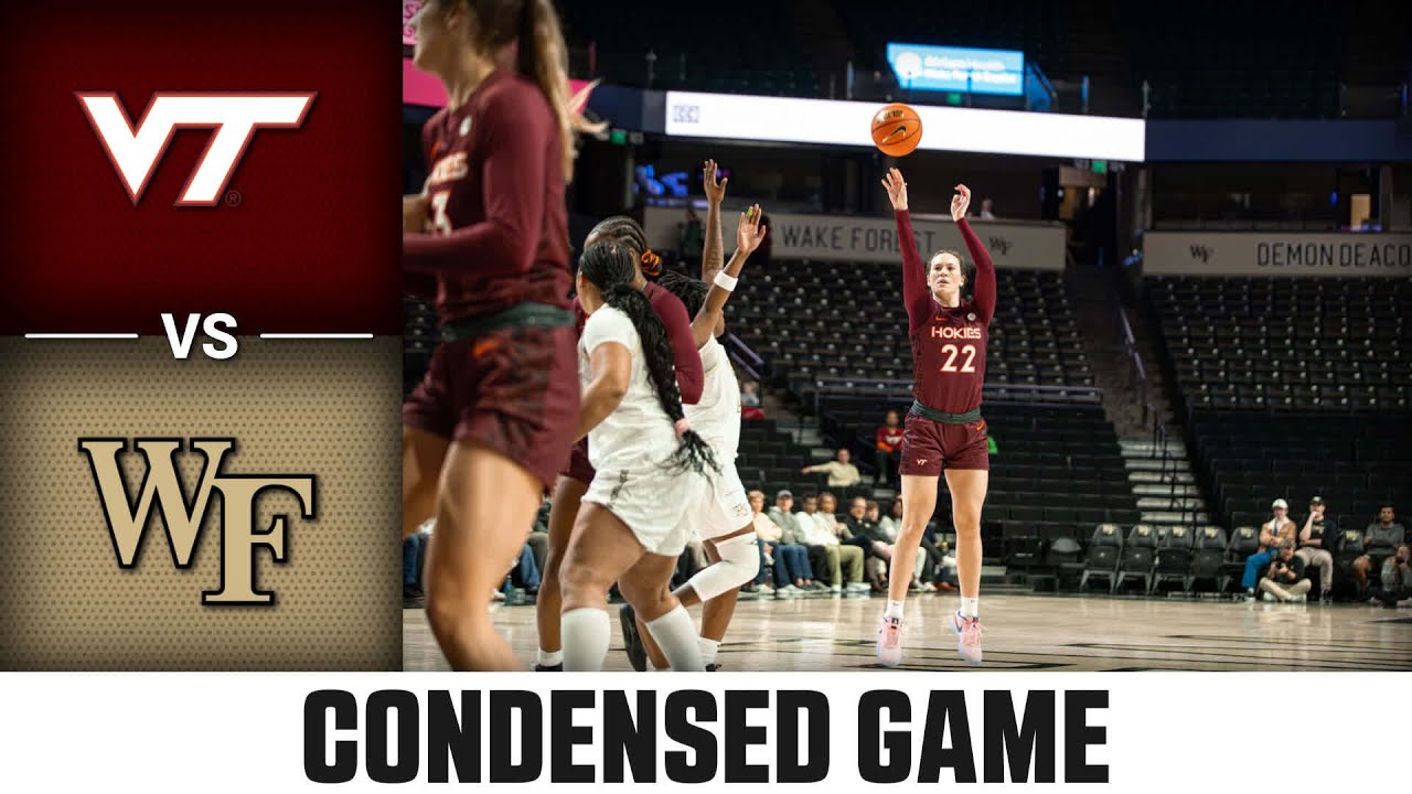 Virginia Tech vs. Wake Forest Condensed Game | 2023-24 ACC Women’s ...