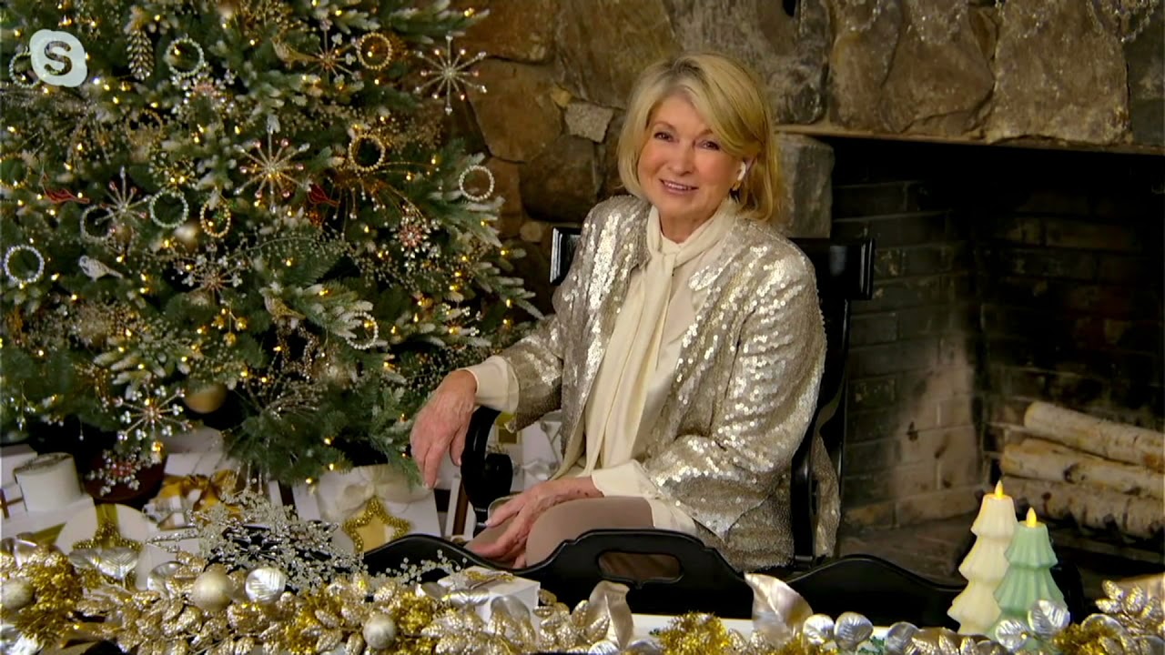 Martha Stewart Set of 5 Botanical Rhinestone Ornaments on QVC - YouTube