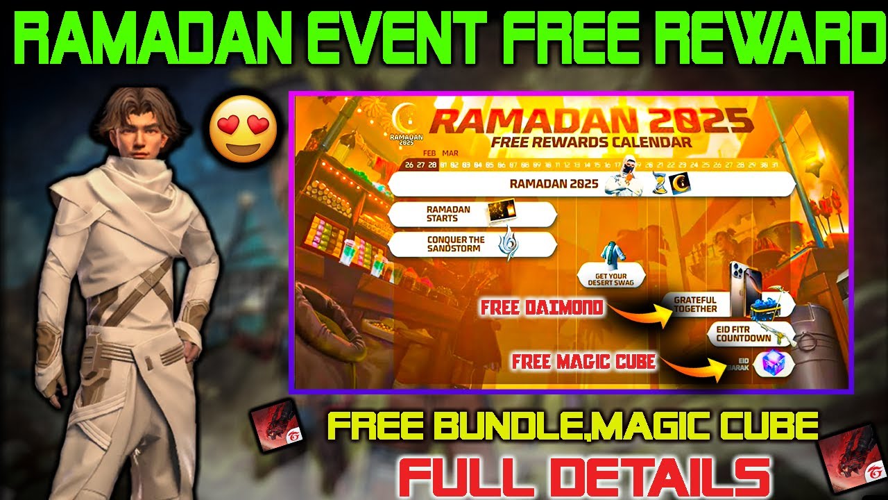 ramadan event free fire || free fire new event today || how to complete ...