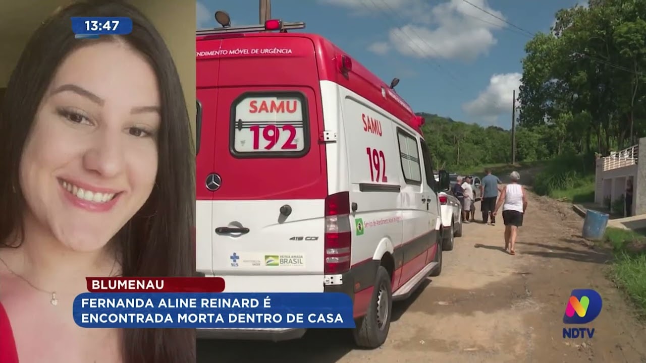 Fernanda Aline Reinard é encontrada morta dentro de casa em Blumenau