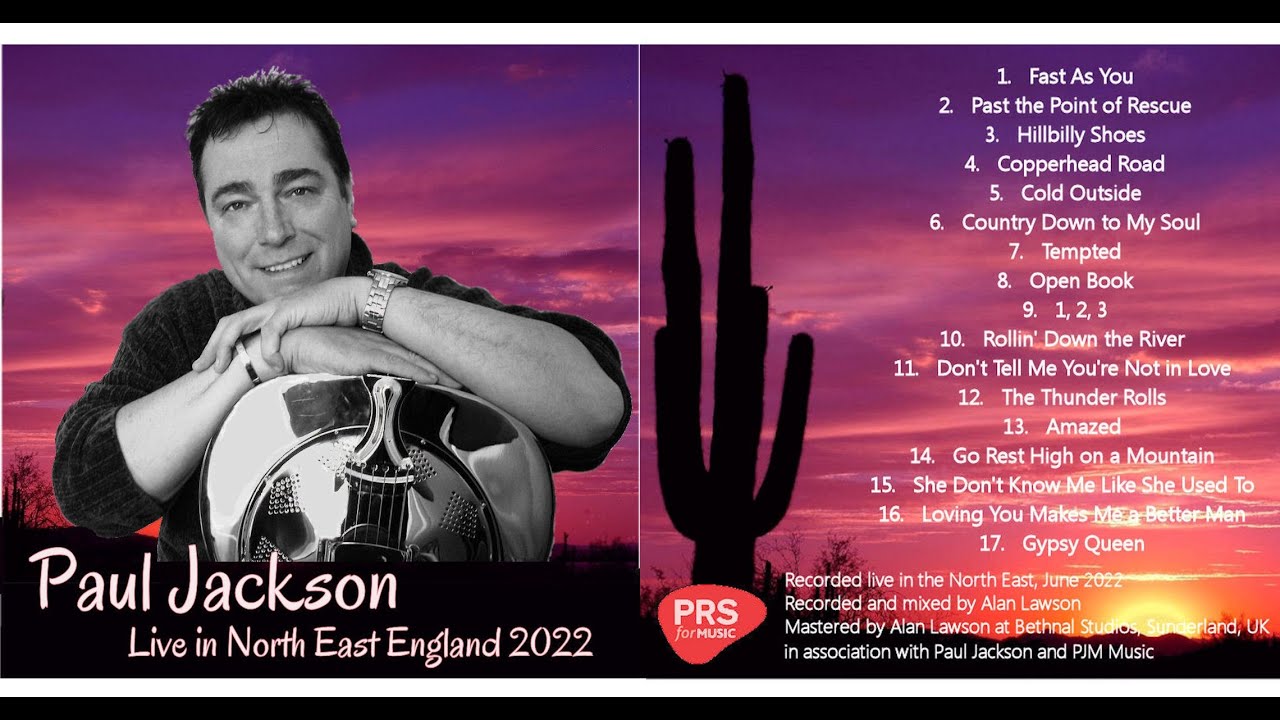 PAUL JACKSON LIVE IN THE NORTH EAST 2022 - YouTube