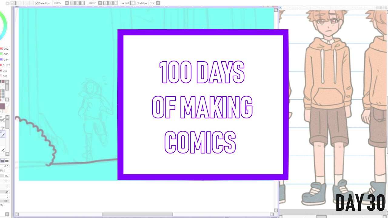 100 Days of Making Comics! | Day 30 - YouTube