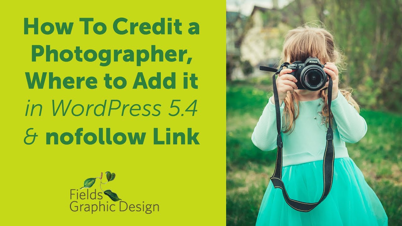 how to credit stock photos add nofollow link - YouTube