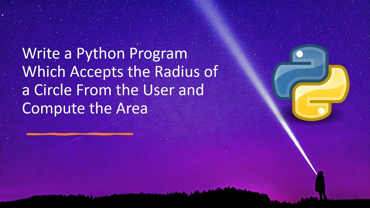 Write A Python Program Which Accepts The Radius Of A Circle From The write-a-python-program-which-accepts-the-radius-of-a-circle-from-the