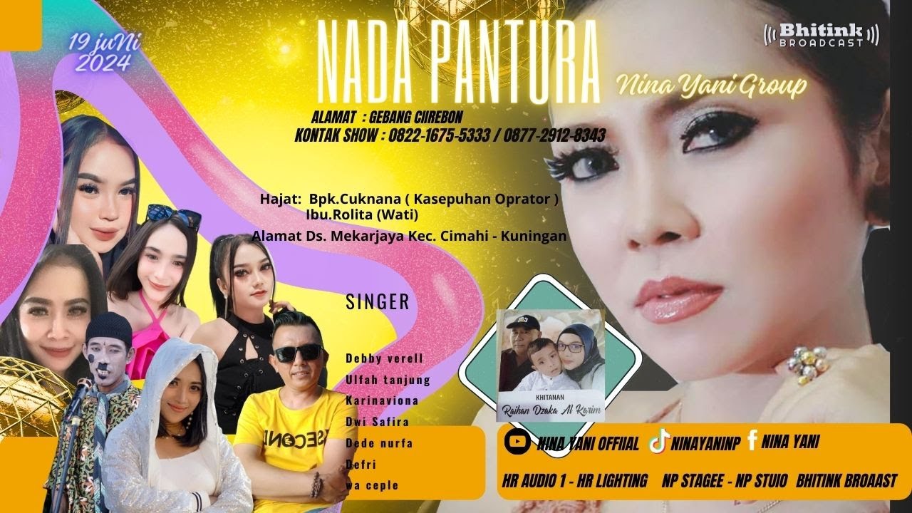 NADA PANTURA LIVE DS. MEKARJAYA KEC. CIMAHI KAB. KUNINGAN RABU, 19 JUNI ...