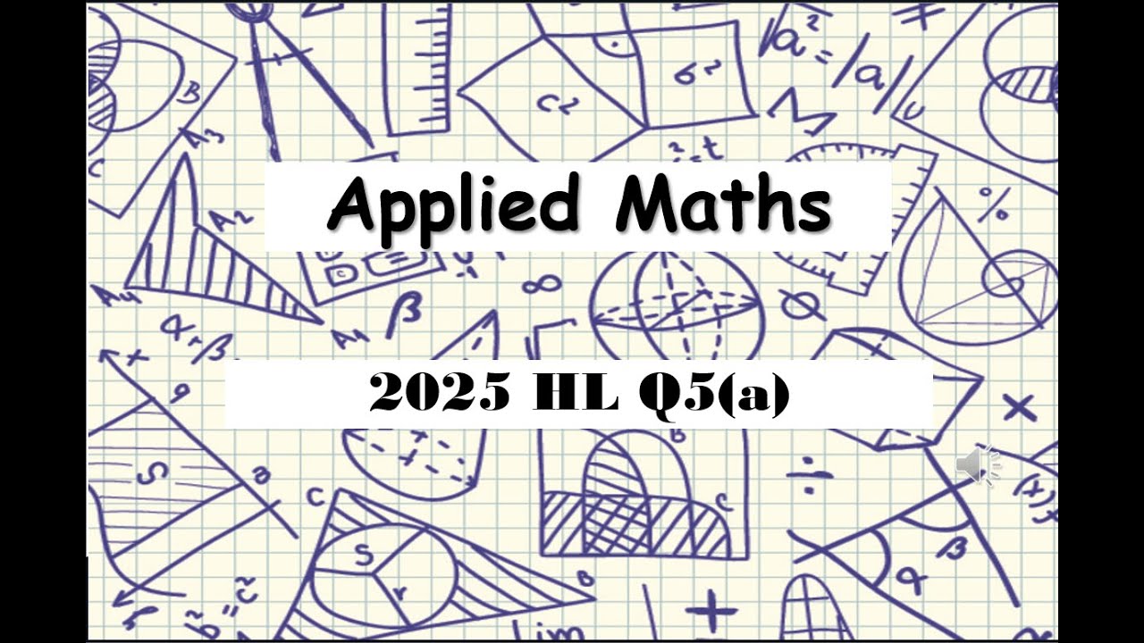 LC HL Applied Maths 2025 Q5(a) | Connected Particles - YouTube