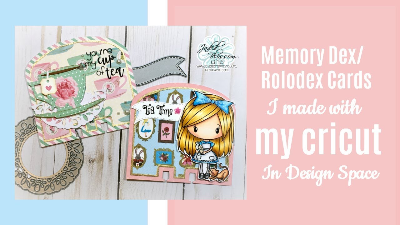 Memory Dex Rolodex Cards with My Cricut - YouTube