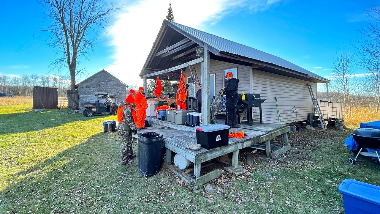 3 Day Camp/Hunt in Northwoods Deer Shack (Rifle Season) - YouTube