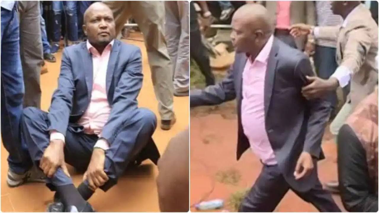DRAMA IN MURANGA AS RUTO CS MOSES KURIA CHASED BY KIKUYUS WHO VOTED ...