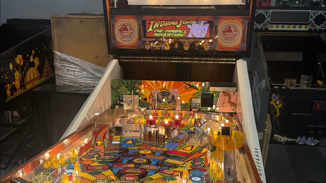 Indiana Jones Pinball Machine Build 7 High End Pins - YouTube
