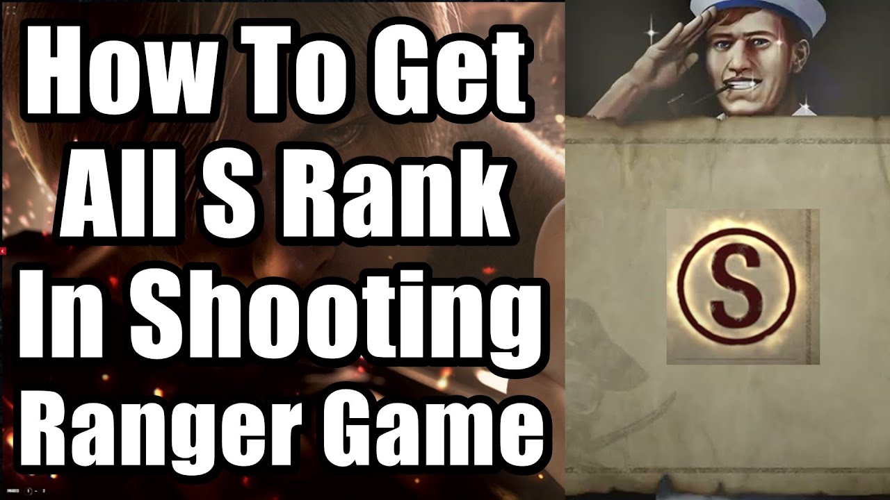 Resident Evil 4 Remake How To Get All S Rank in Shooting Ranger Game 3 ...