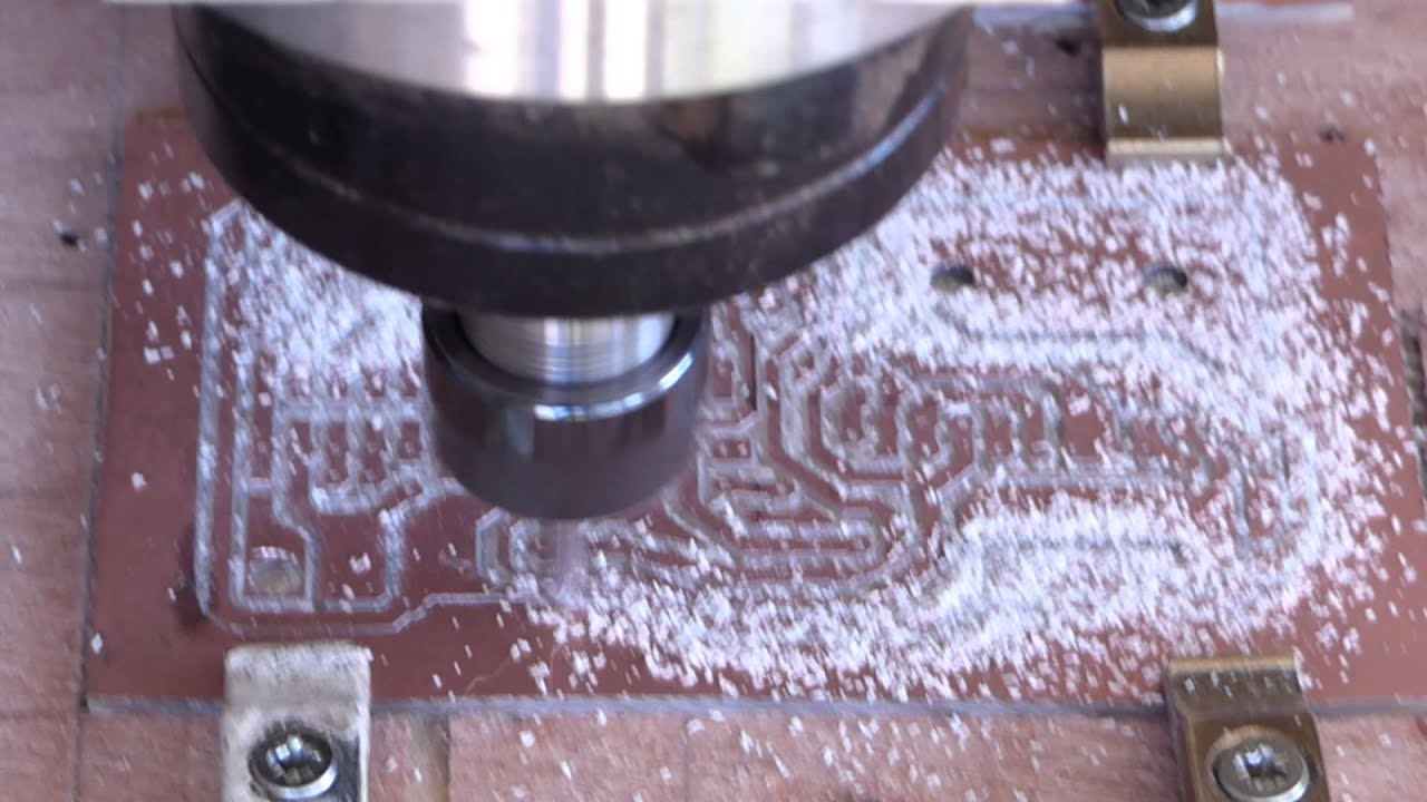Design & mill a pcb - YouTube
