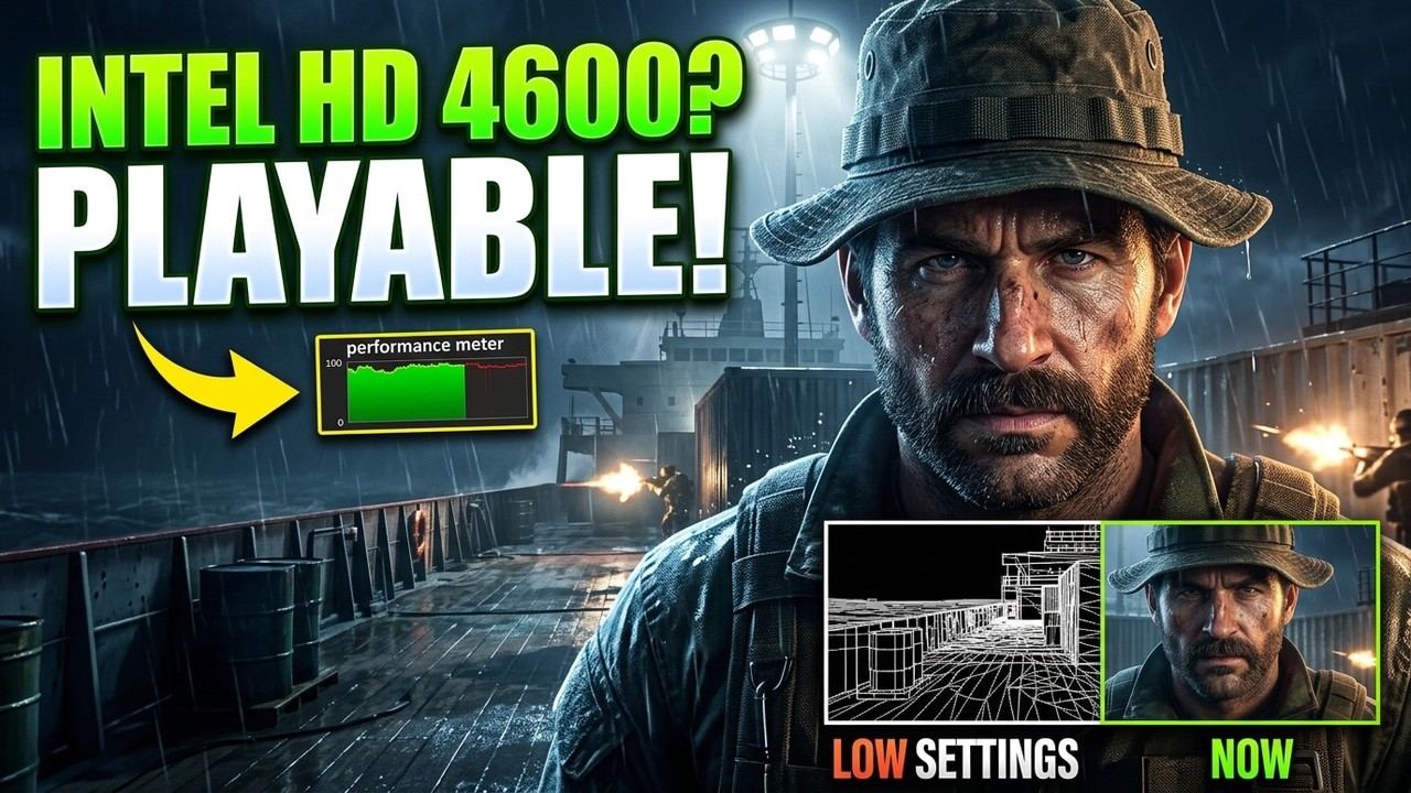 Call of Duty 4: Modern Warfare – Intel HD Graphics 4600 Test | i5-4590 ...