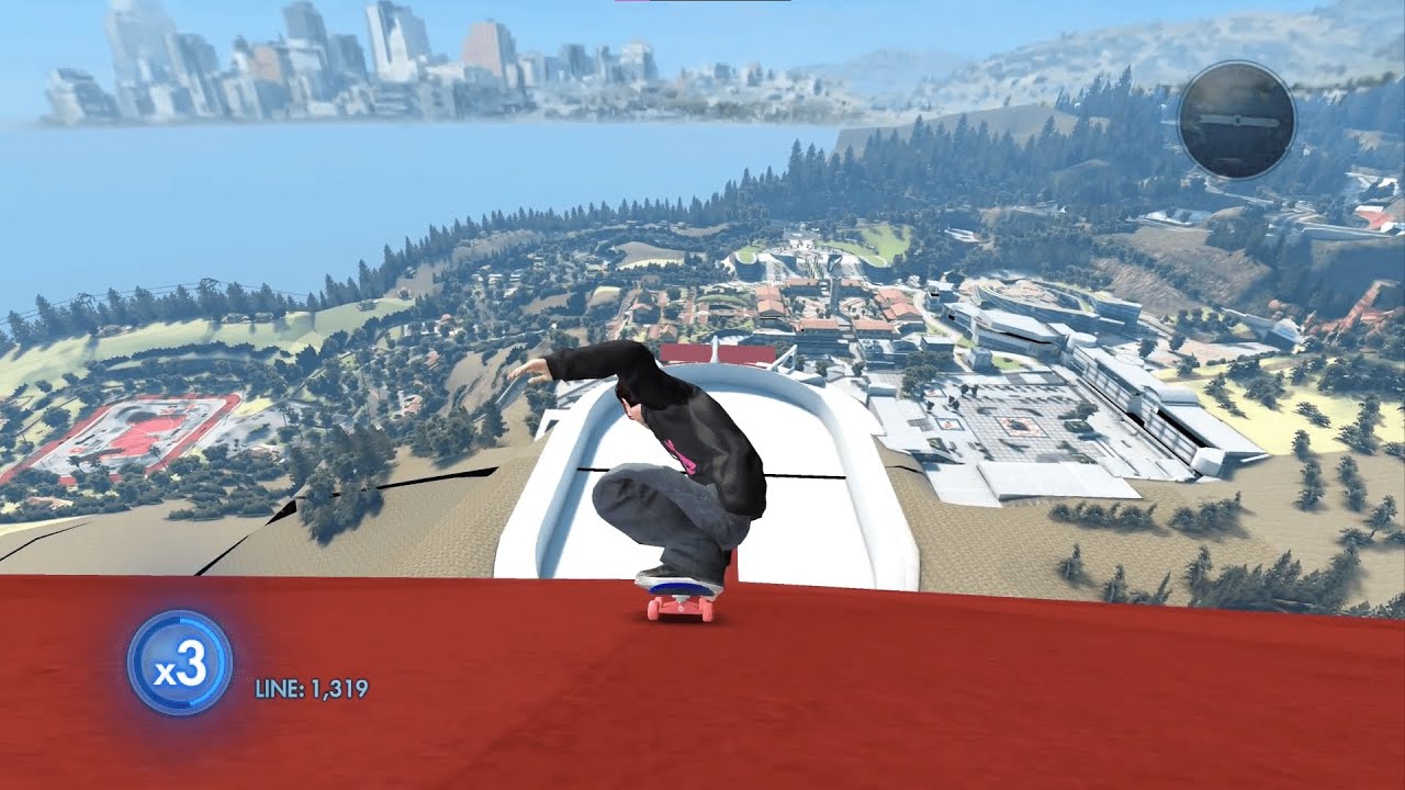 skate 3 stadium gap the longer way. - YouTube