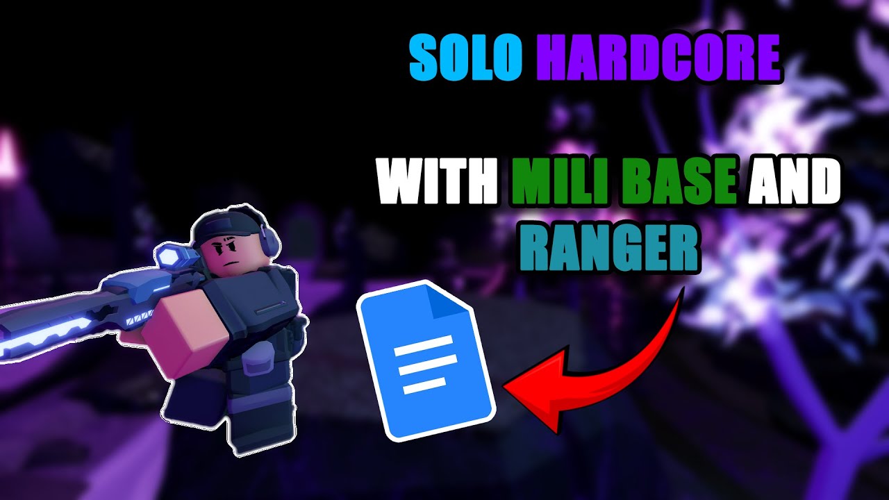 Solo Hardcore On Unknown Garden With Military Base (After Nerf) | Tower ...