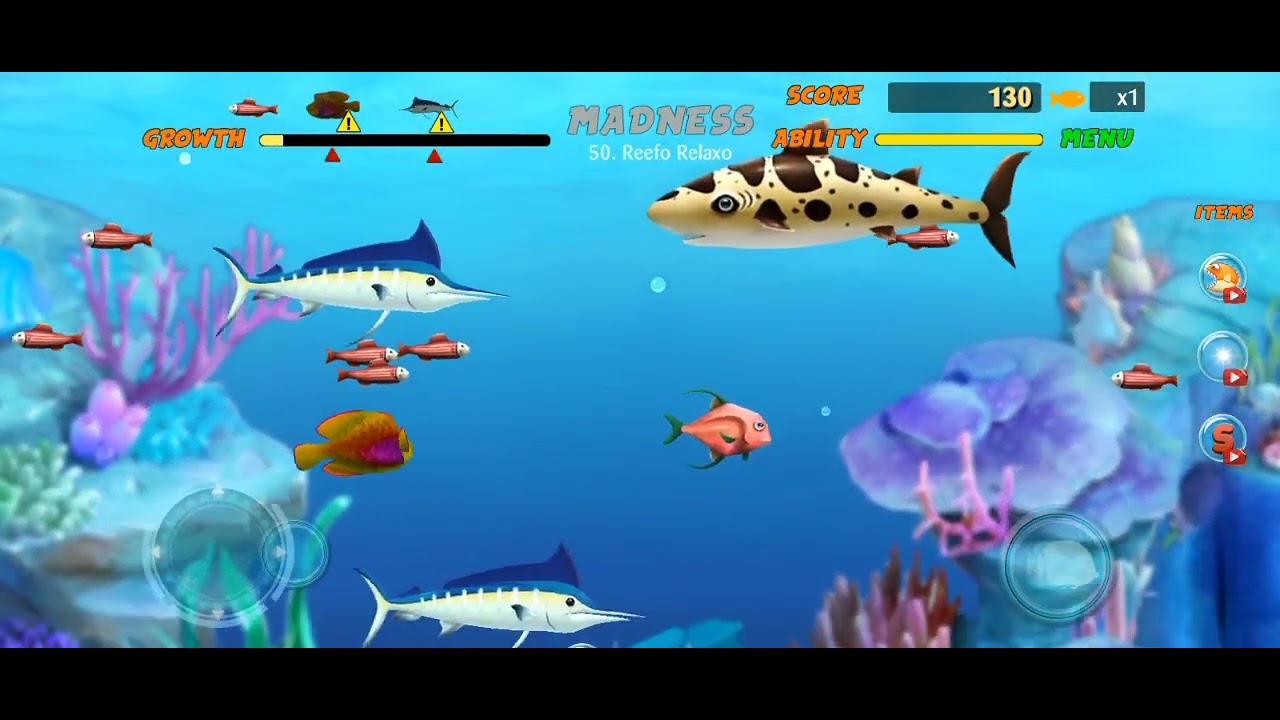 main game ikan feeding frenzy | part 34 #fishgame #fishdom - YouTube