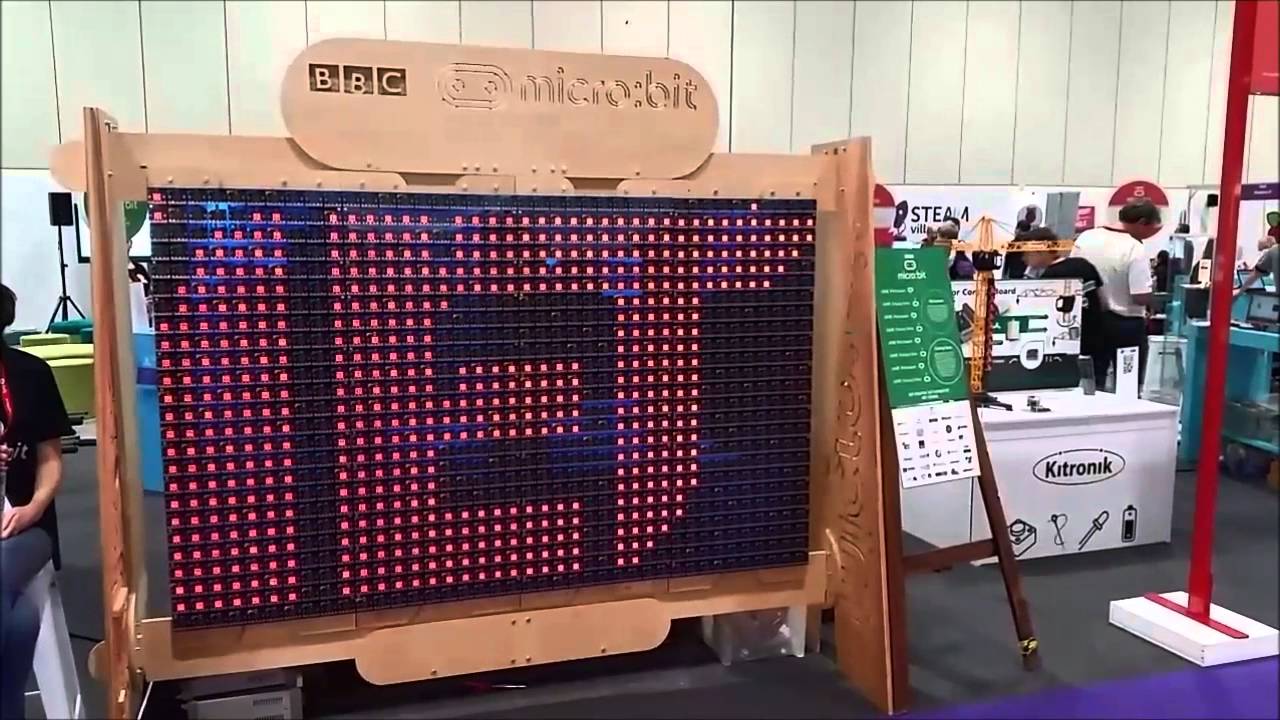 BBC microbit Matrix Display - YouTube