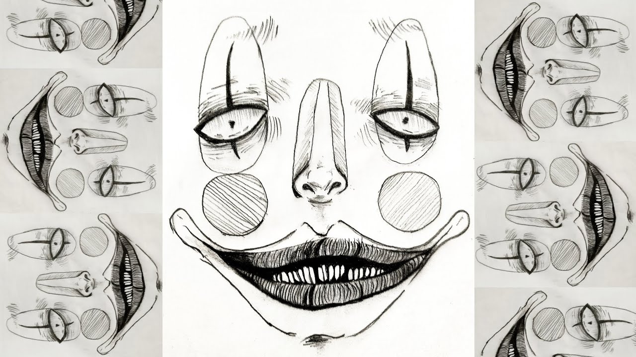 Draw with me || Easy dark art drawing tutorial - YouTube