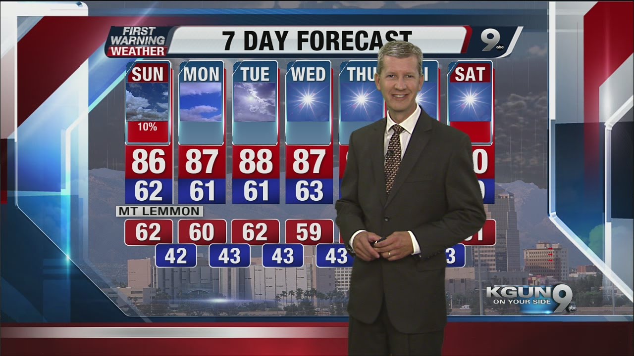 Cuyler Diggs KGUN 9 Weather Forecast Saturday, October 18, 2014 - YouTube