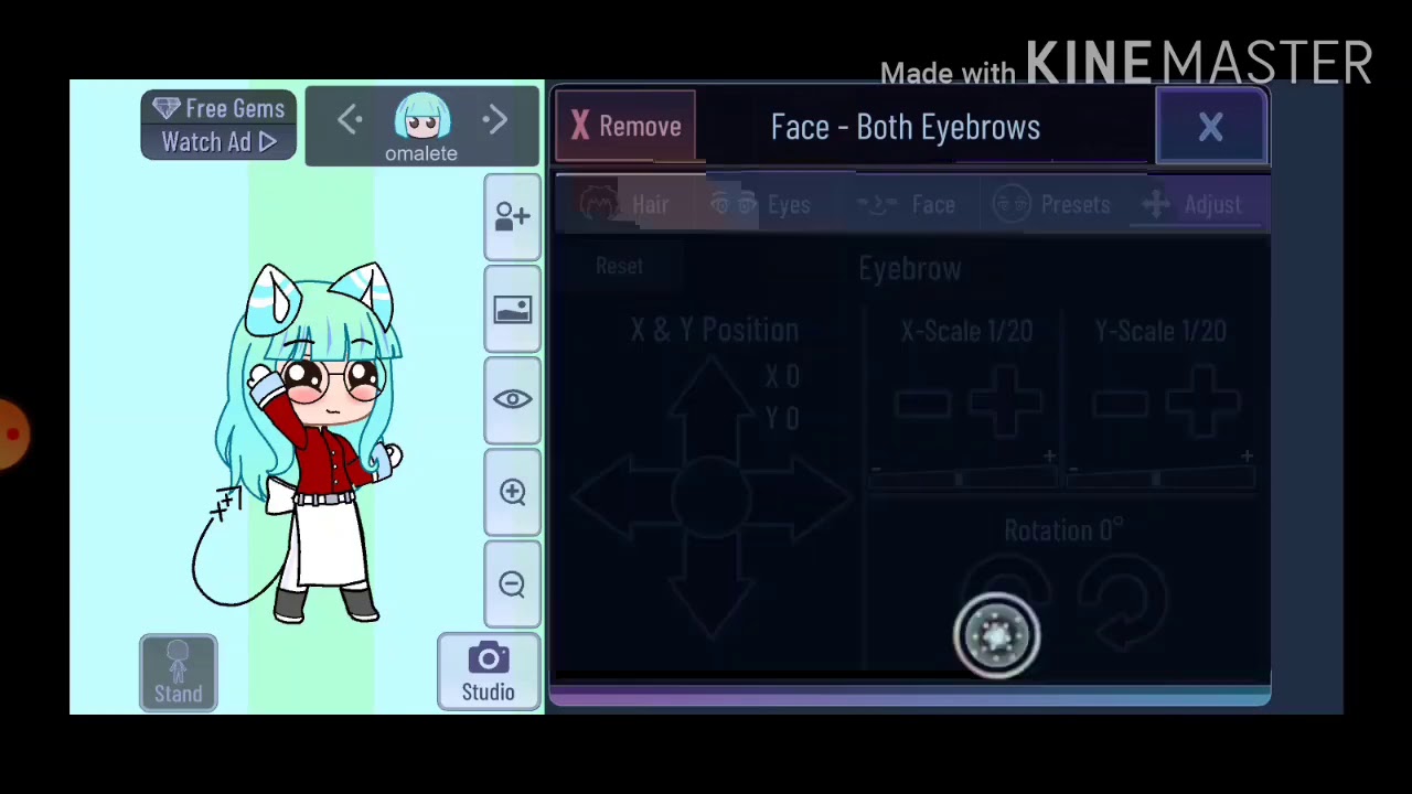 How to have a angry eyebrows uwu°•° - YouTube