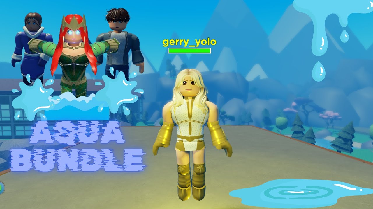 *New* AQUA BUNDLE / Heroes Online World / Roblox - YouTube