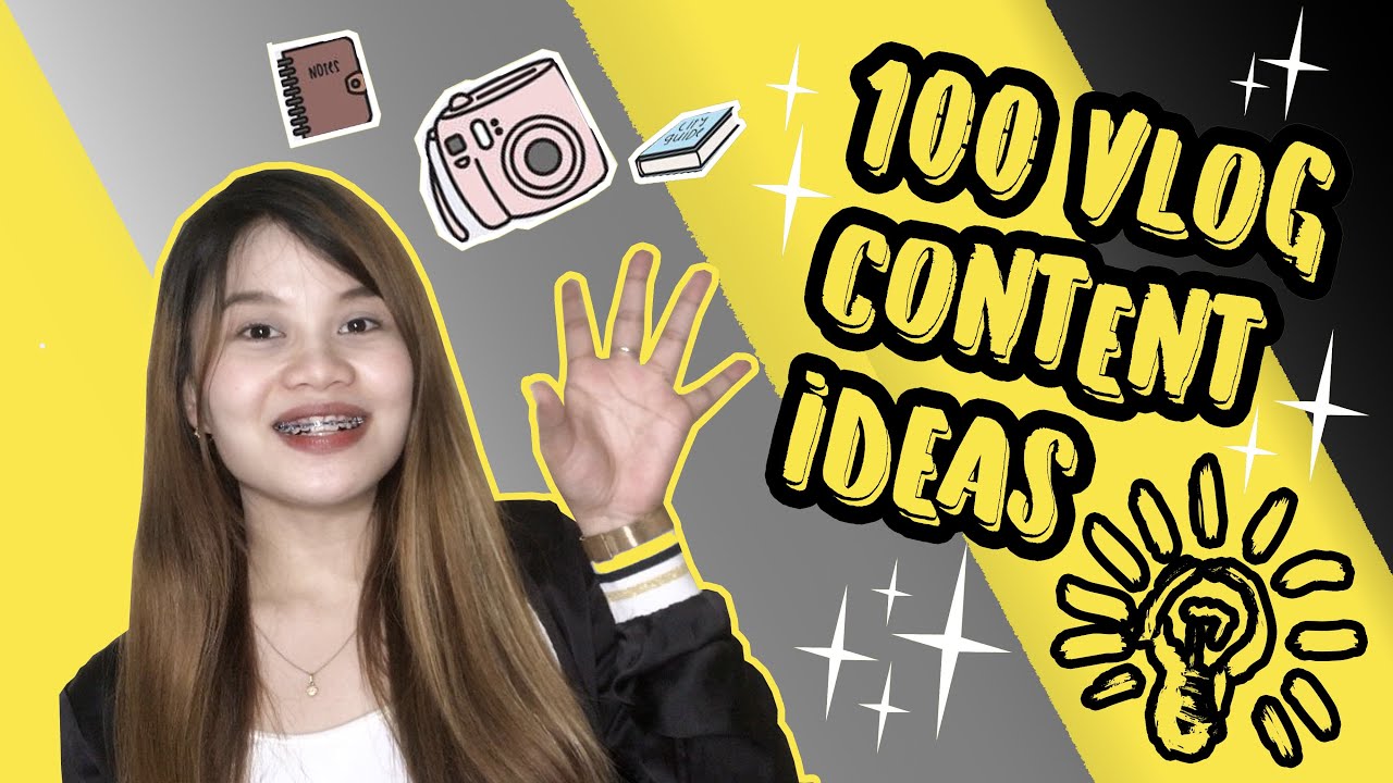 100 CONTENT VLOG IDEAS PERFECT FOR (small youtubers) 2021 | amiegeeTV ...
