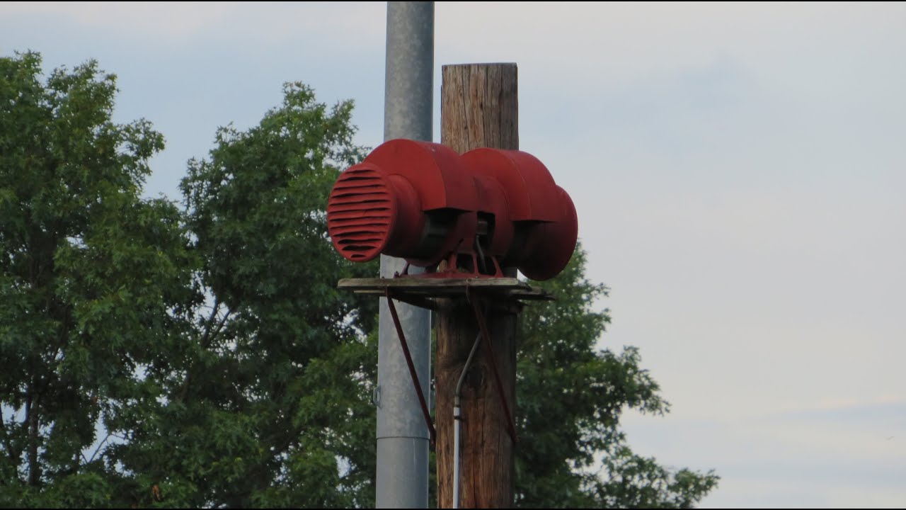 Sterling Model M Fire Siren Test | Wyckoff, NJ | 9-12-22 - YouTube