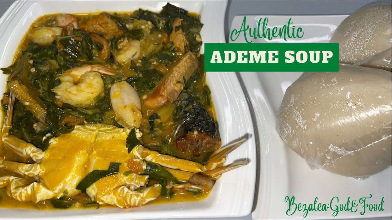 How to make Authentic Ademe Soup - YouTube