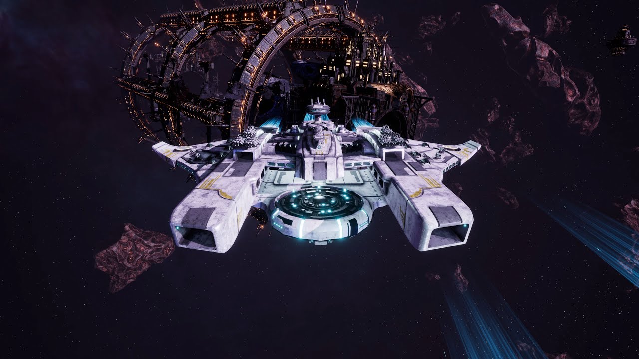 Tau Protector Fleet vs Imperial Navy - Skalgrim Mod - 4K Quality ...