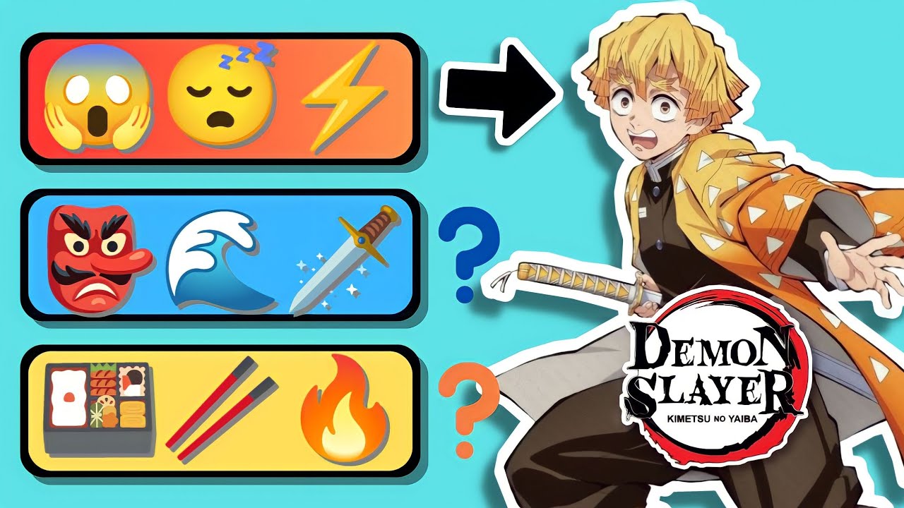 Demon Slayer emoji quiz 👺| Guess the character by emoji - YouTube