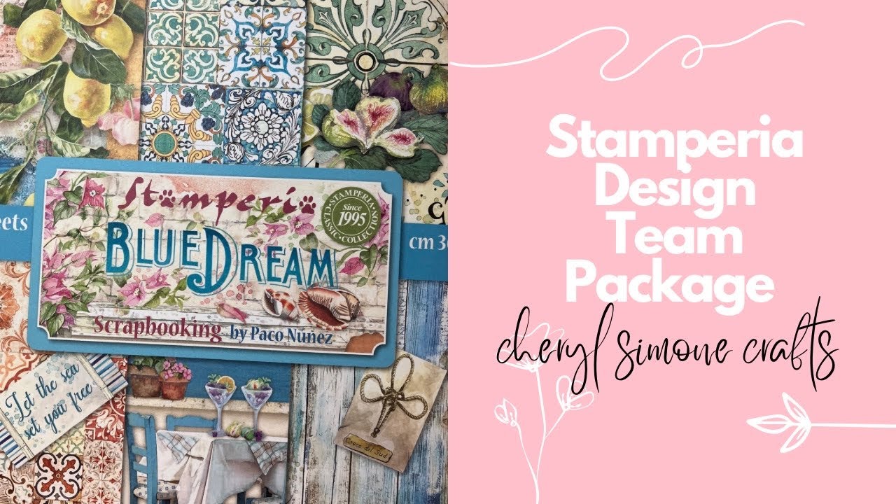 It's Stamperia! Design Team Package - Cheryl Simone Crafts | Melus ...